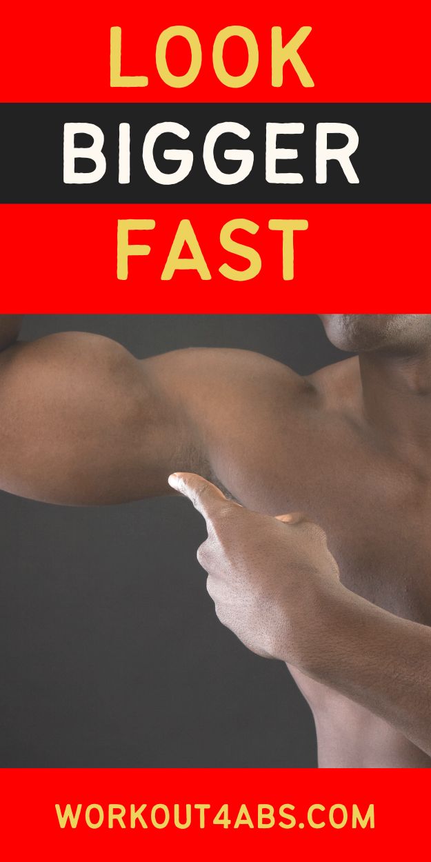 5 Ways to Look Bigger and More Muscular (simple hacks) - Workout for ...