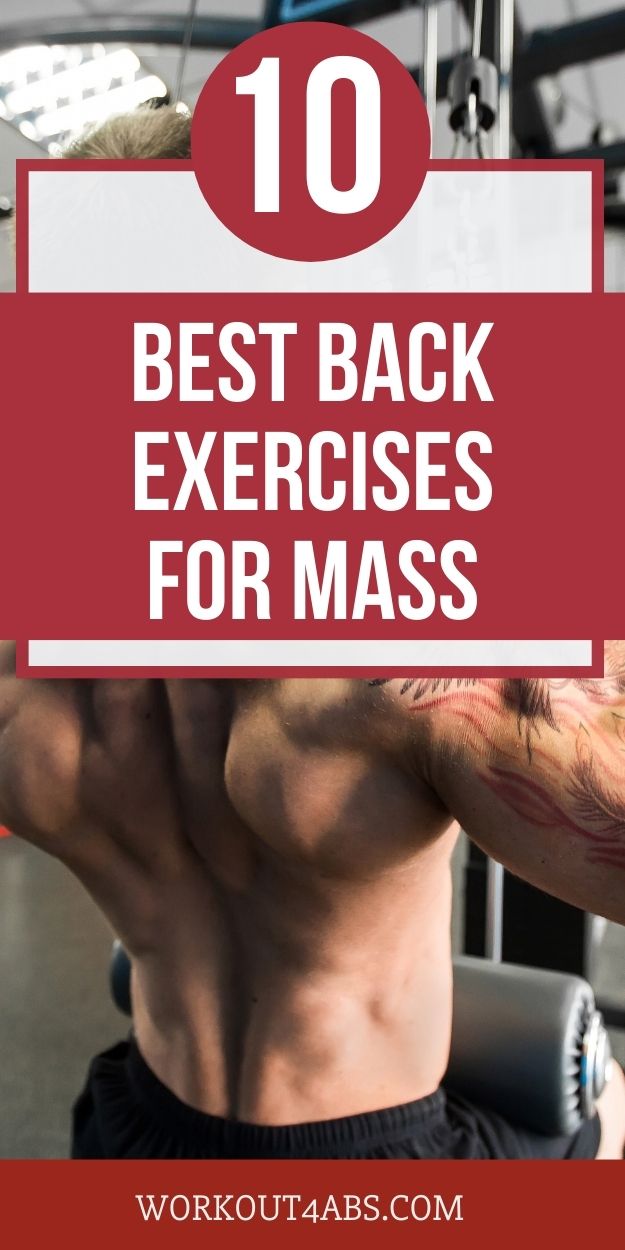 Best Back Exercises for Mass - Workout4Abs